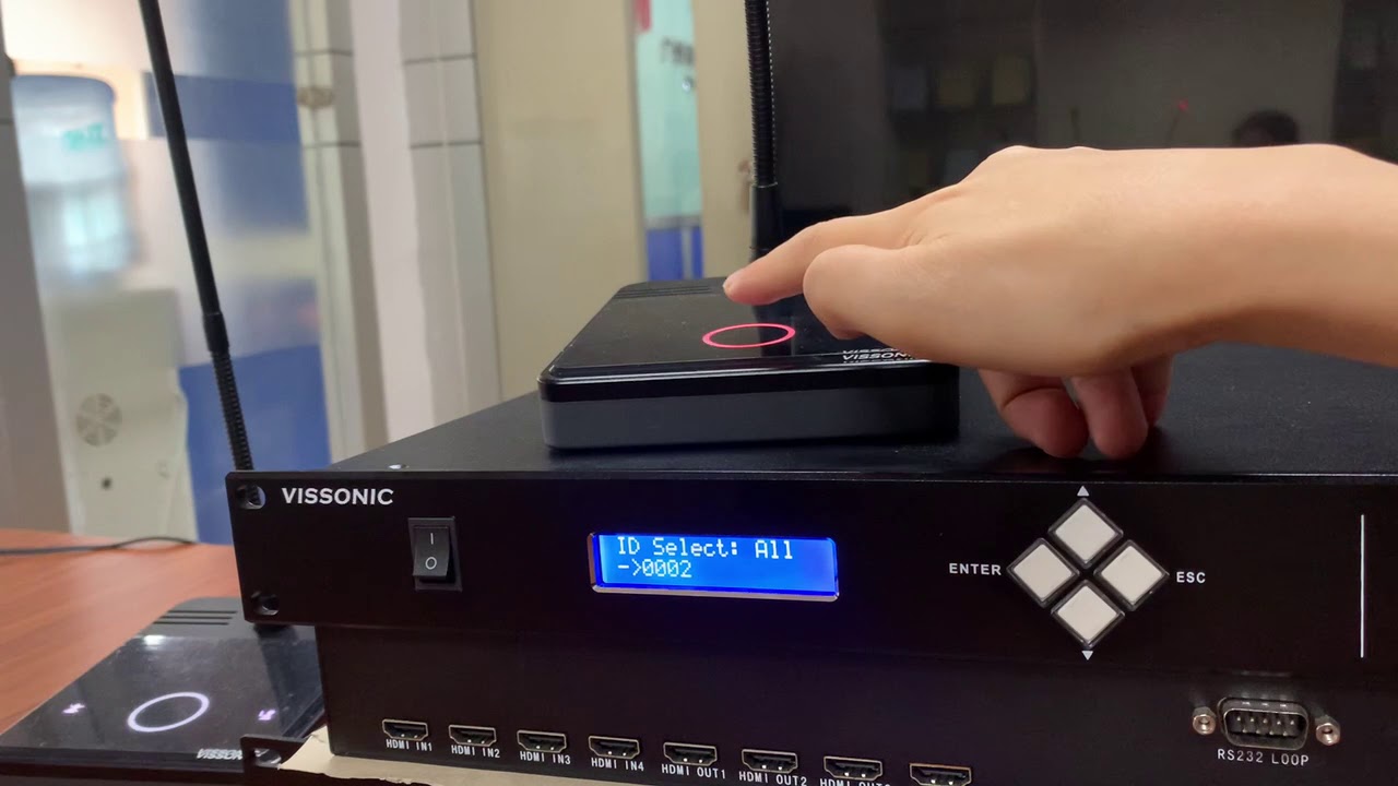 VISSONIC DCP2000 controller with EQ feature - YouTube
