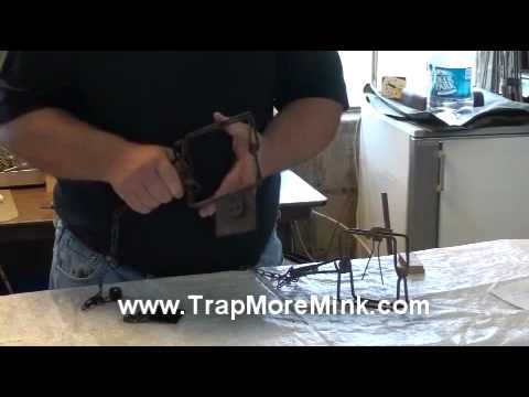 How To Modify A 110 Conibear Mink Trap - YouTube