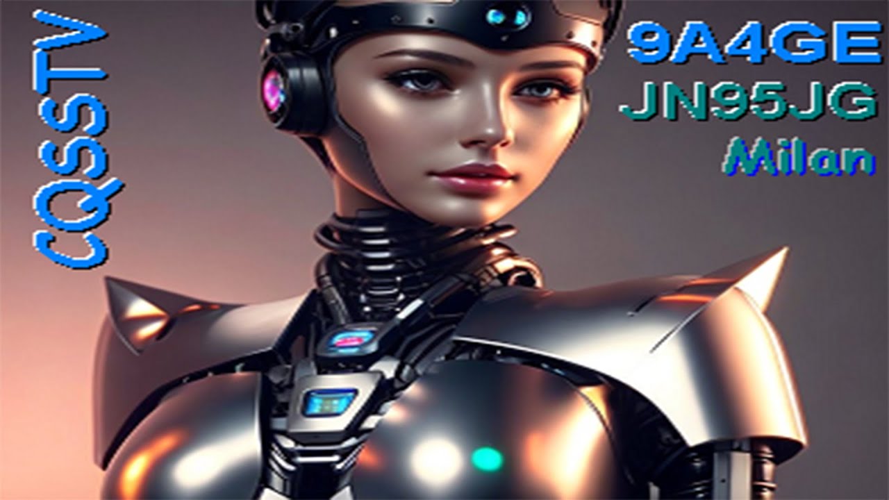 SSTV Examples - responding to CQ and sending CQ (LOUD!!!) - YouTube