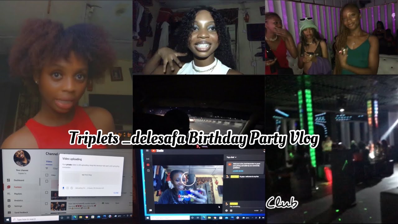 THE DELESAFA TRIPLETS BIRTHDAY PARTY Vlog #vlogs #viralvideo # ...
