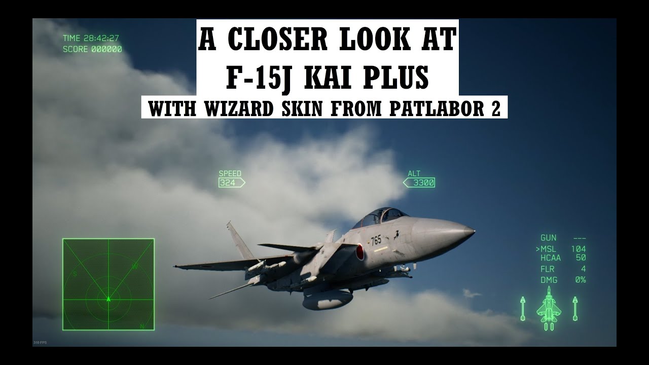 Closer look at F-15J KAI PLUS from patlabor 2 - Ace combat 7 - YouTube