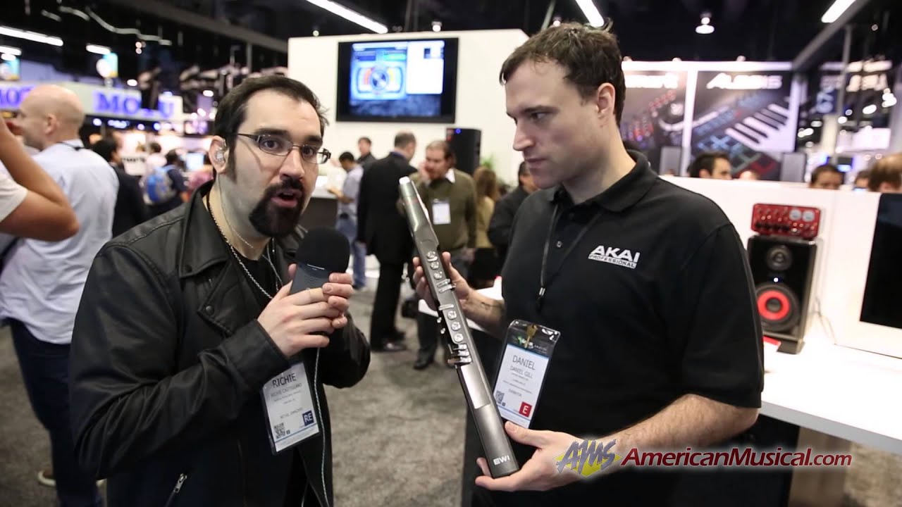 Akai EWI 5000 Wireless Electronic Wind Instrument at NAMM 2014 - Akai ...