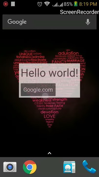 android widget tutorial - YouTube