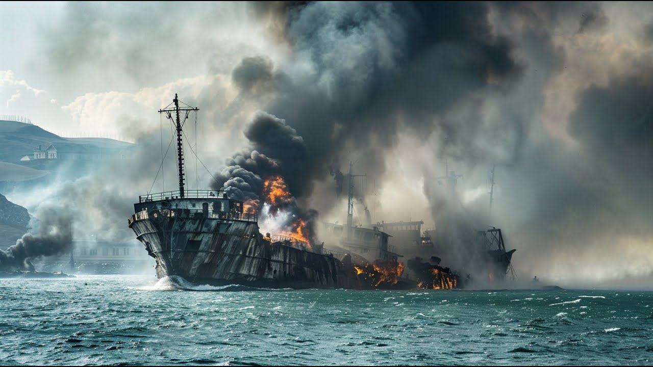 Ukrainian Pilot's Crazy Action Sinks Russian Cargo Ship Carrying 400 ...
