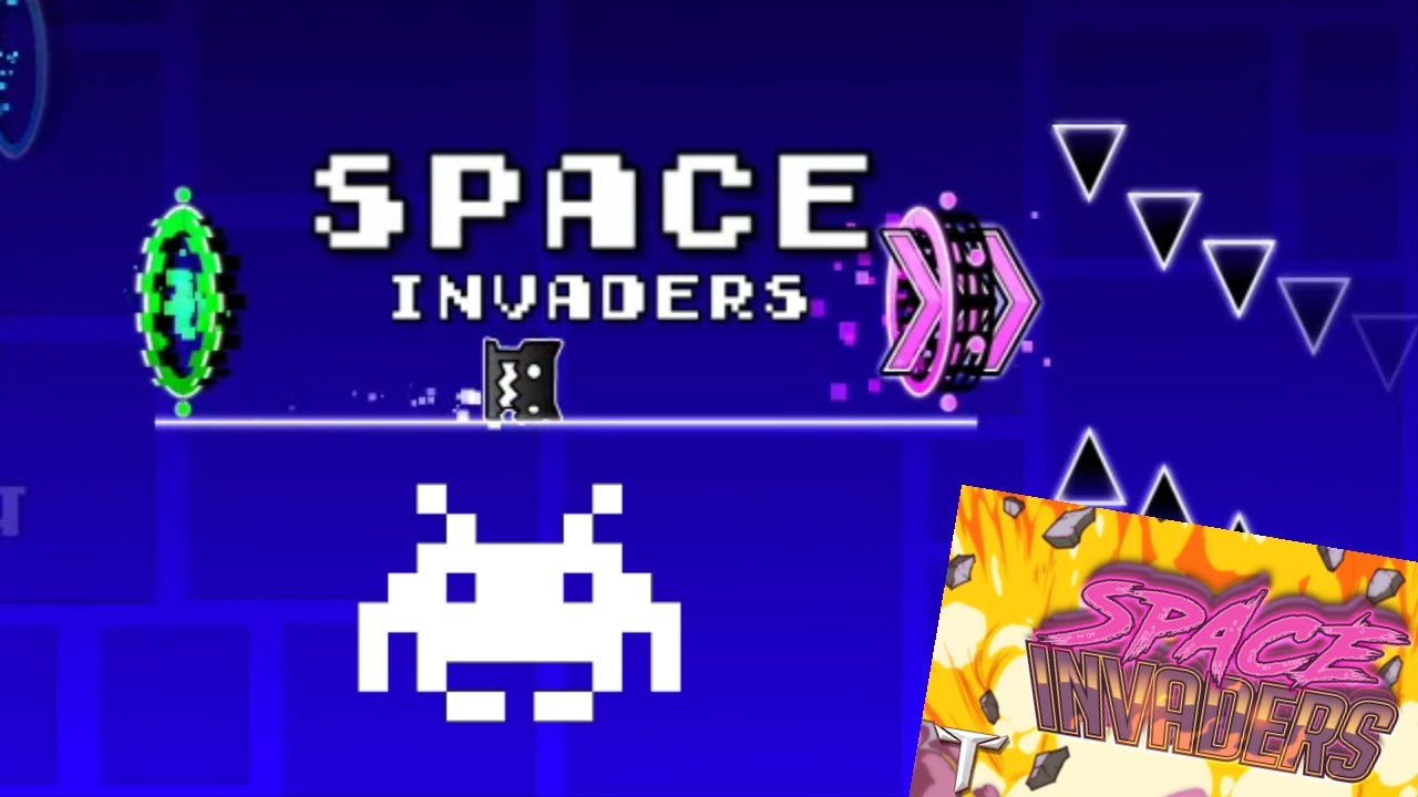 Space Invaders (Layout) by me || Geometry Dash (Full song) - YouTube