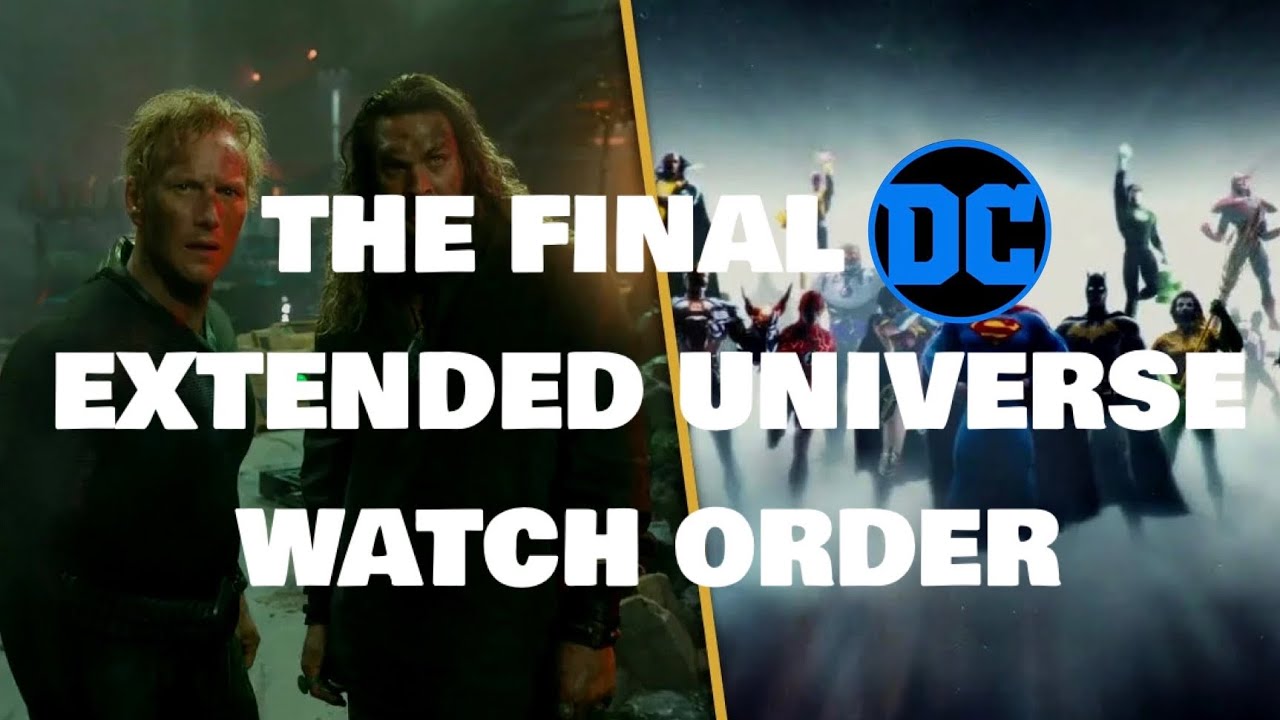 The COMPLETE DCEU Watch Order - YouTube