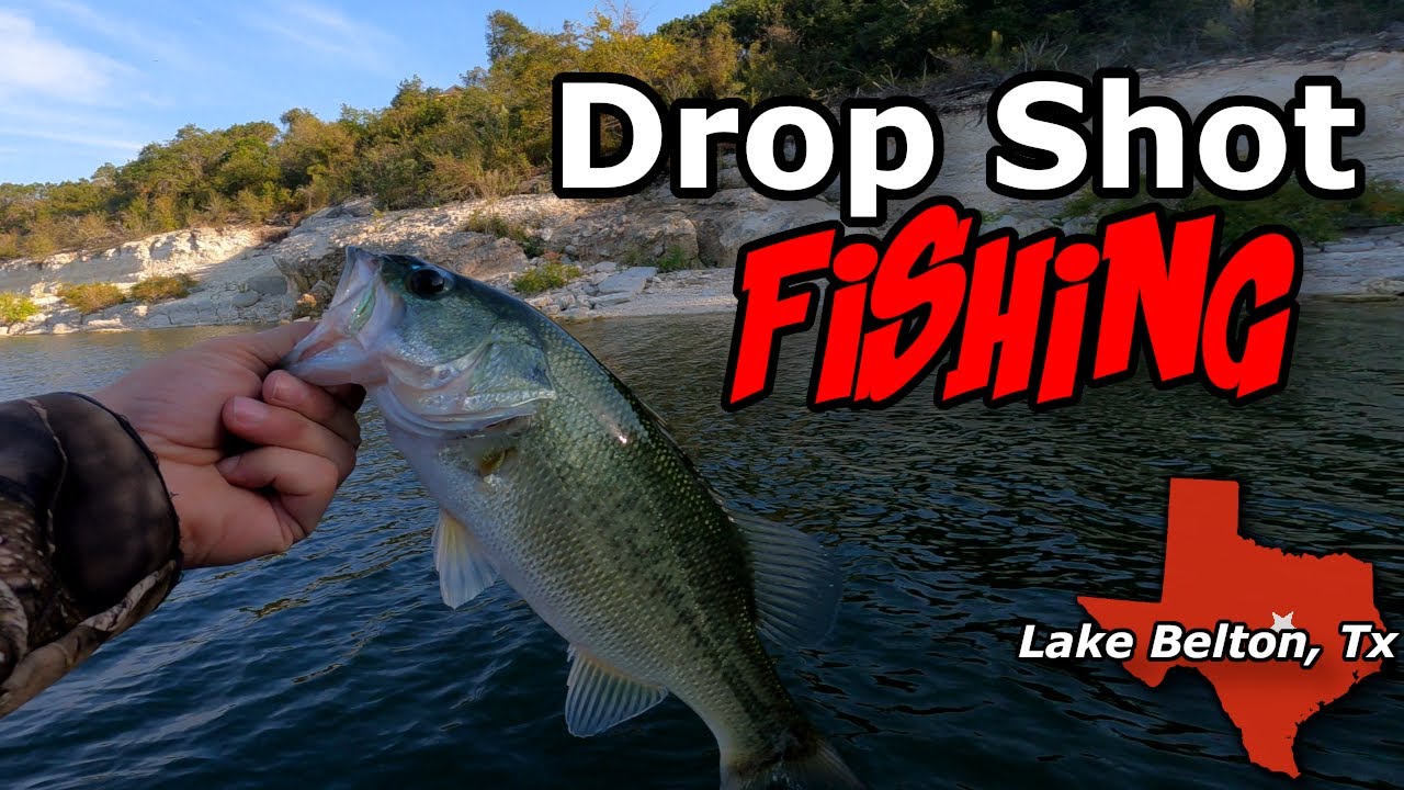 Drop Shot Fishing Smallmouth and Largemouth Bass on Lake Belton - YouTube