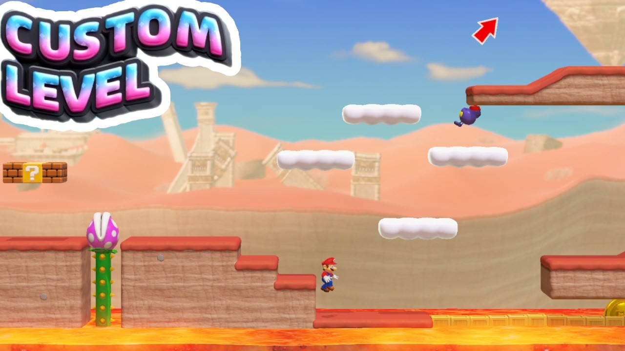 Super Mario Maker 2 Custom Level "Odyssey Horizons" - YouTube