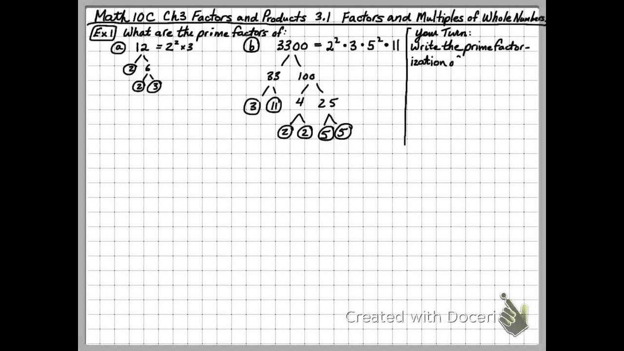 Math 10C Topic 3.1 - YouTube