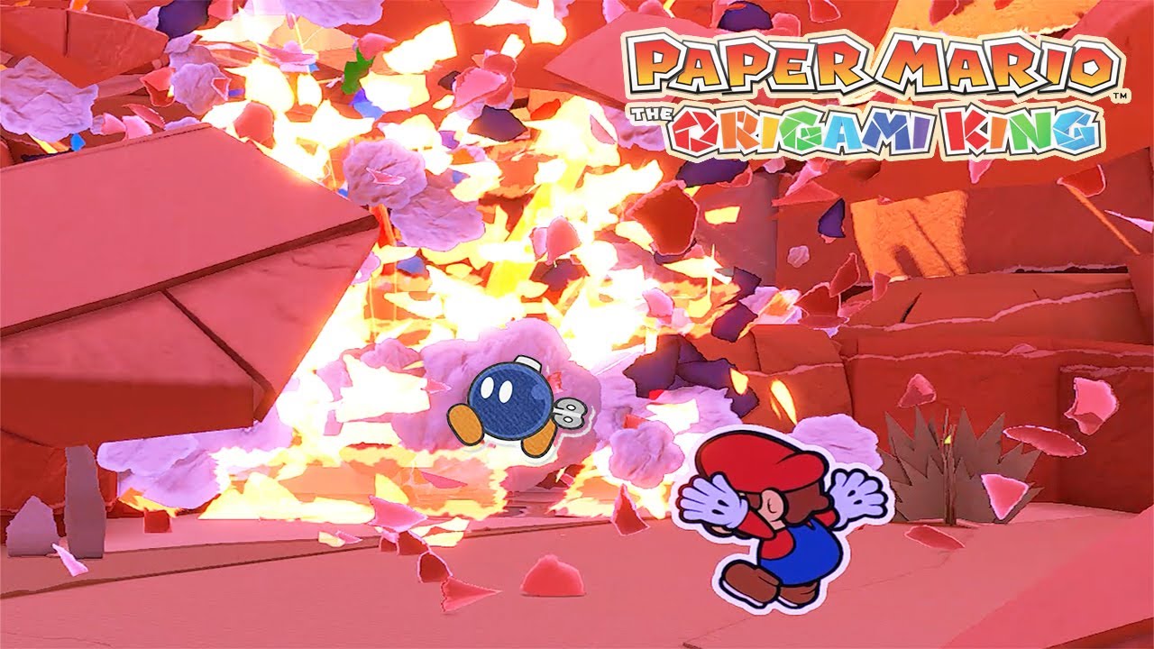 Bobby (Bob-omb) Dies to Save Olivia | Paper Mario: The ORIGAMI KING ...