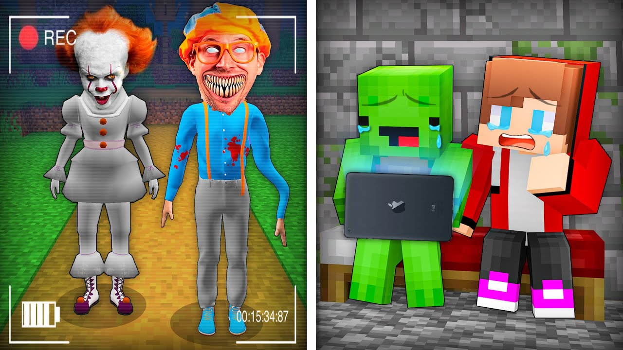JJ and Mikey Got PENNYWISE and Creepy BLIPPI on a Hidden Camera in ...