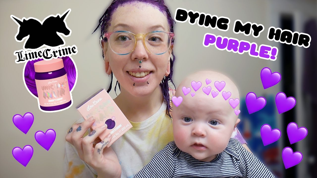 💜Dying My Hair PURPLE!💜 | Unicorn Hair Genie - YouTube