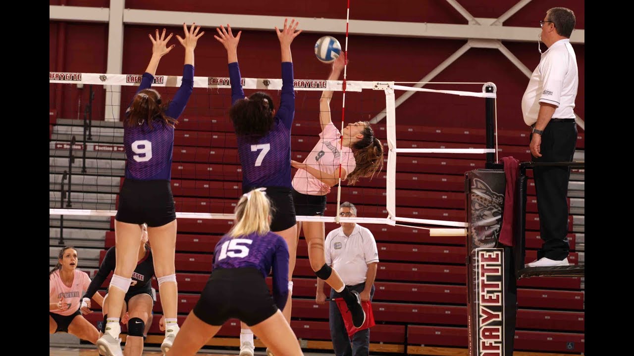 Postgame: Lafayette Volleyball vs. Holy Cross - YouTube