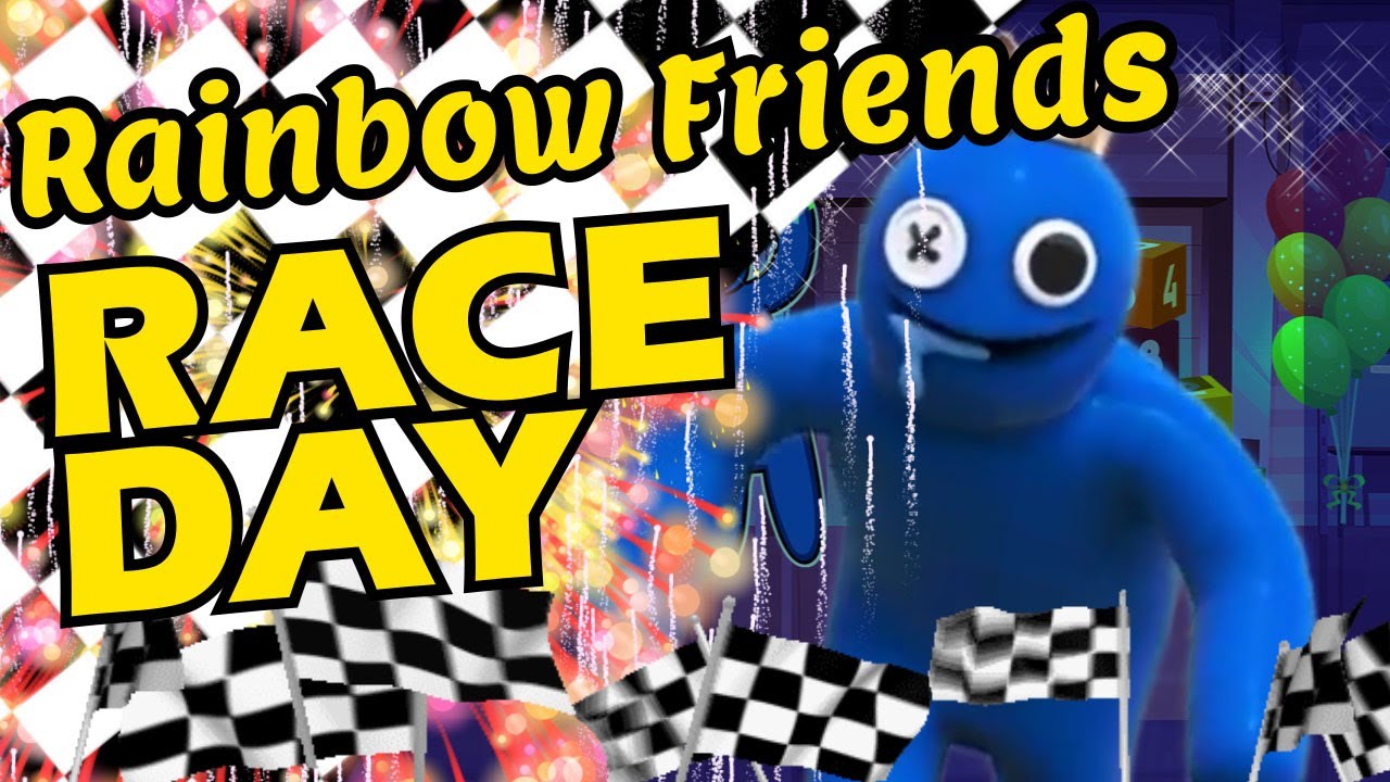 Rainbow Friends Race with Numbers and Place Order Educational Math ...