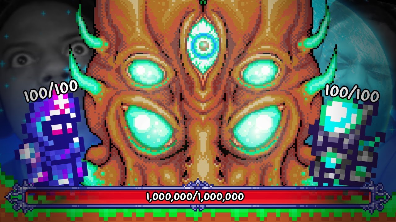 Fighting The Moon Lord In Terraria's Hardest Mod...[MASOCHIST] - YouTube