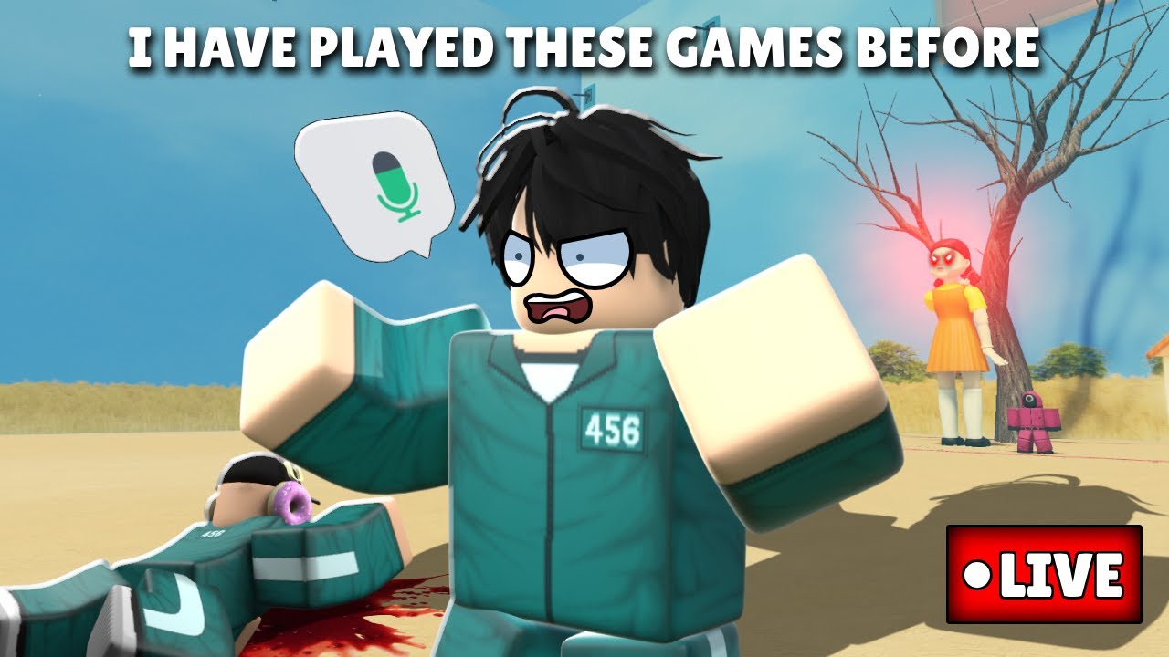 Playing Squid Game in Roblox Stream (Viewer Can Join) - YouTube