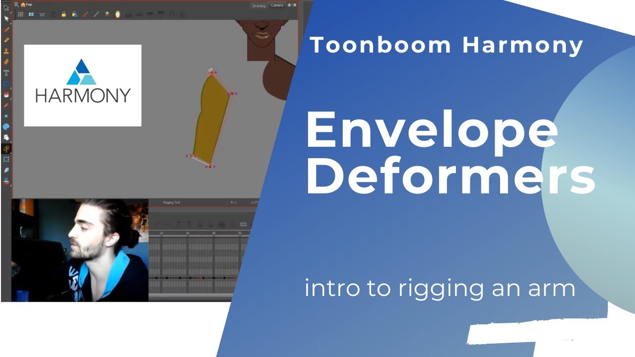 Rigging and Animating an Arm using ENVELOPE DEFORMERS in TOONBOOM HARMONY - YouTube