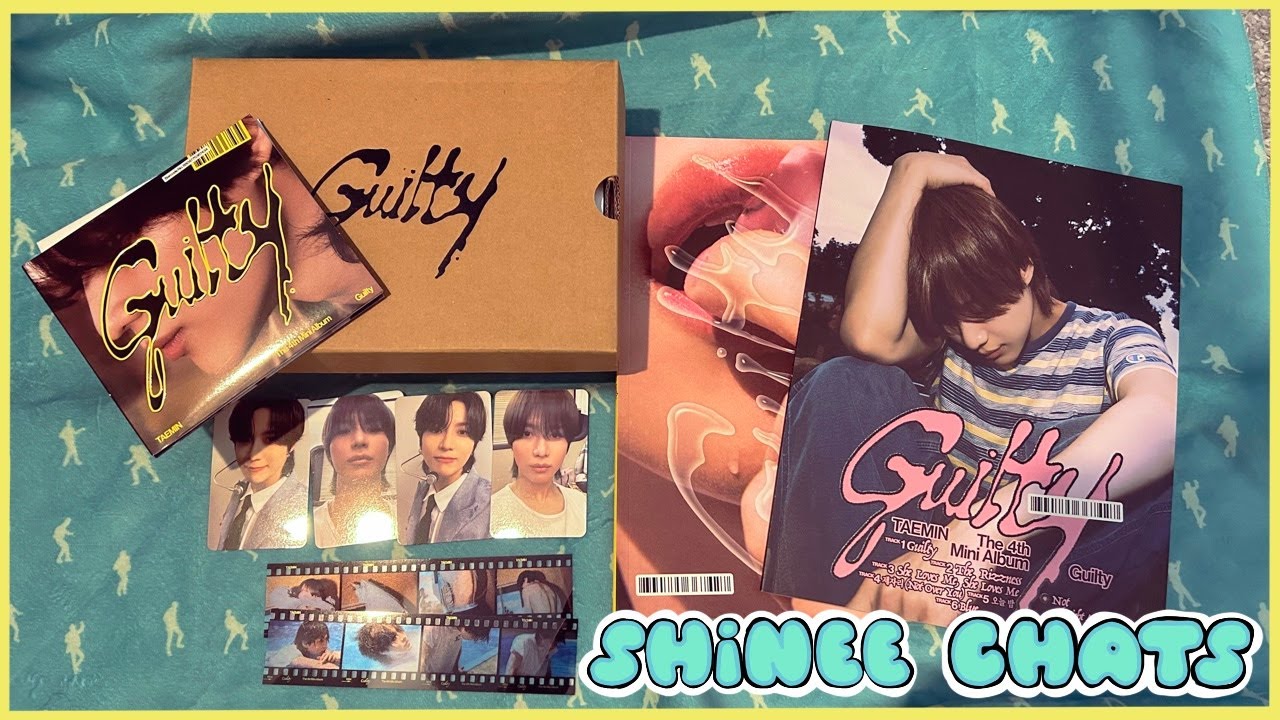 SHINEE CHATS EP. 29 ~ TAEMIN GUILTY UNBOXING~ BOX, PHOTOBOOK, and ...