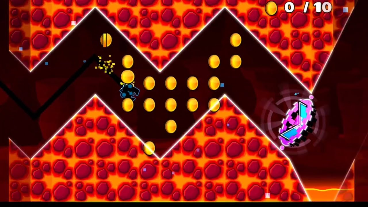 Fingerdash Beta | 100% All Coins (Geometry Dash) - YouTube