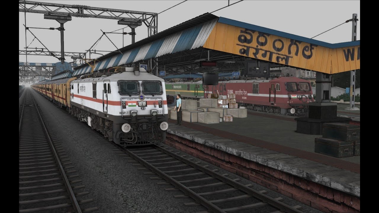 17405-KRISHNA EXPRESS [TPTY-ABD] TRAIN SIMULATOR/INDIAN RAILWAY/TRAIN ...