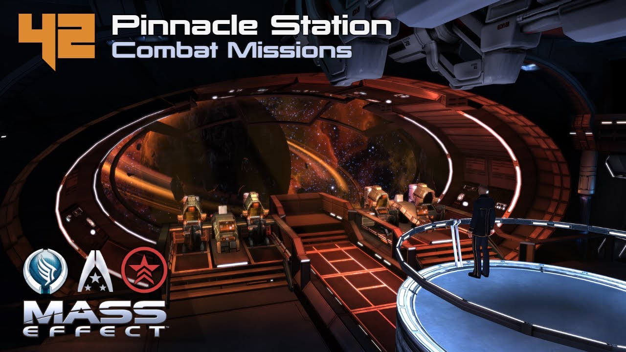 Pinnacle Station All Combat Missions | Mass Effect Walkthrough Part 42 ...
