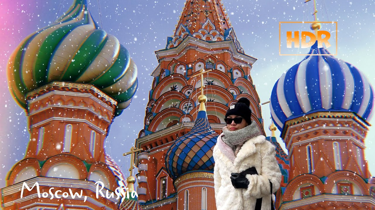 ⁴ᴷ [HDR] CENTER OF MOSCOW IN ONE SHOT 🇷🇺 Eng Sub | Walk through the ...