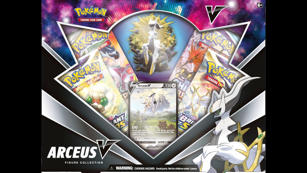 Pokémon TCG: Arceus V Figure Collection unboxing - YouTube