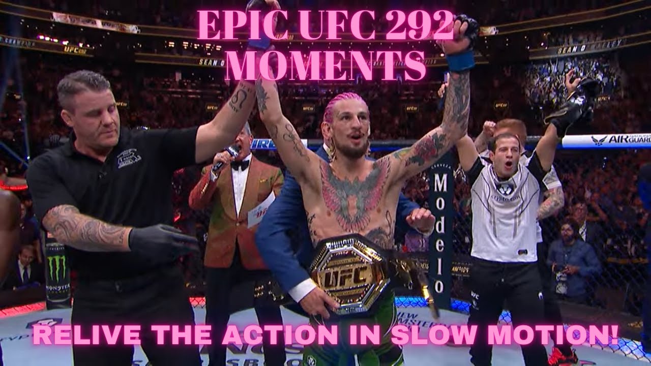 👊 Rewinding UFC 292: Highlight Reel in Mesmerizing Slow Motion! #slowmo ...