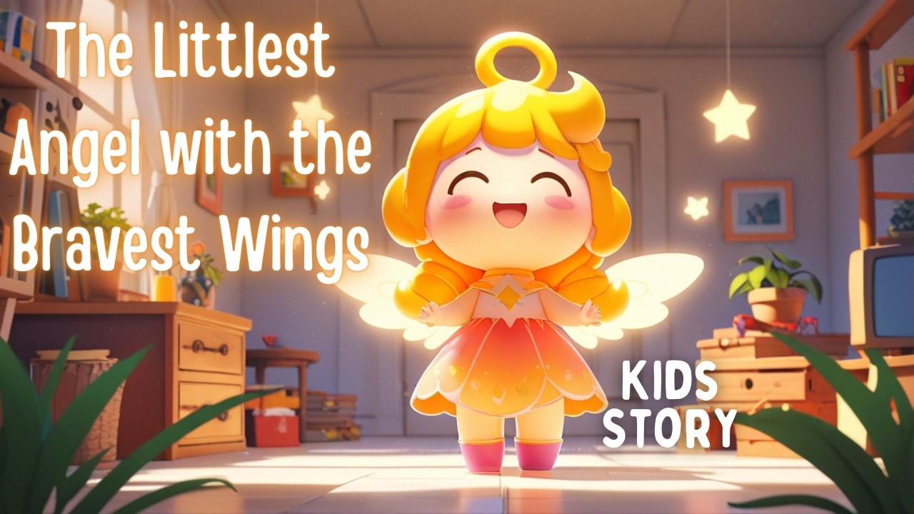 The Littlest Angel with the Bravest Wings | Moral story | Kids story ...