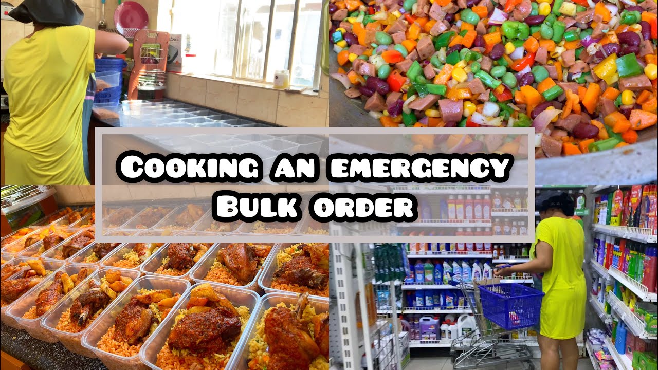COOKING AN EMERGENCY BULK ORDER WITHIN 2 HOURS - YouTube