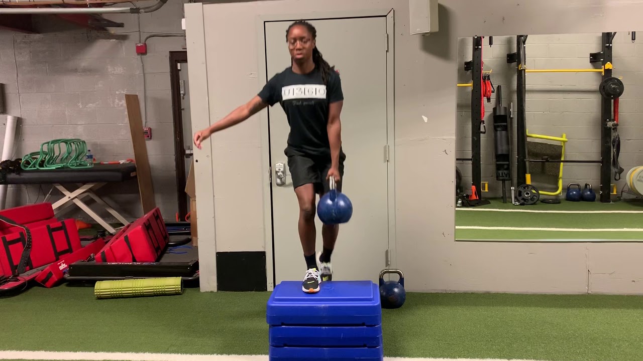 Contralateral Step Up - YouTube