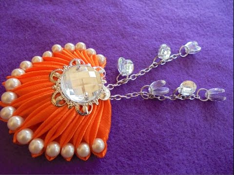 Cara Membuat Bros cantik berbentuk kipas _ DIY Tutorial