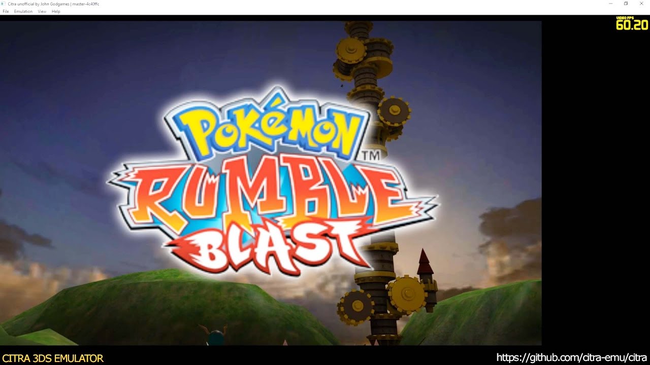 Citra 3DS Emulator - Pokémon Rumble Blast ingame 1080p - YouTube