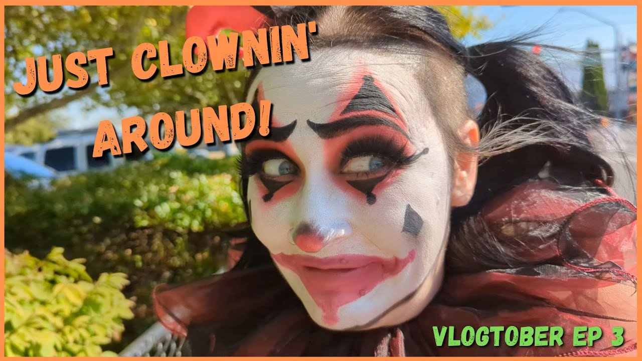 Clowning Around! Easy Clown Make up Tutorial (Vlogtober Ep. 3) - YouTube
