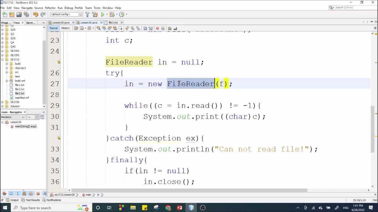 Java-SE1712: FileReader, FileWriter, BufferedReader, BufferedWriter, Đọc dữ liệu từ file với ...