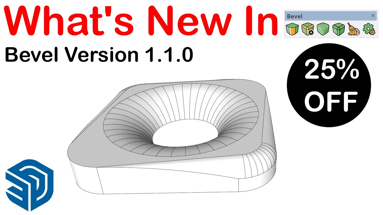 What's New In Bevel v1.1.0 - SketchUp Plugin For Rounding Edges - YouTube