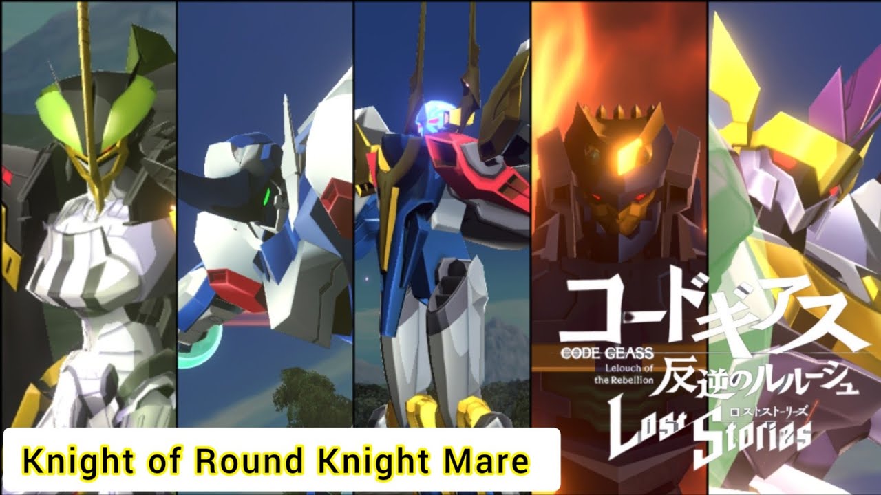 Code Geass Lost Stories KnightMareSkill: Knight of Round - YouTube
