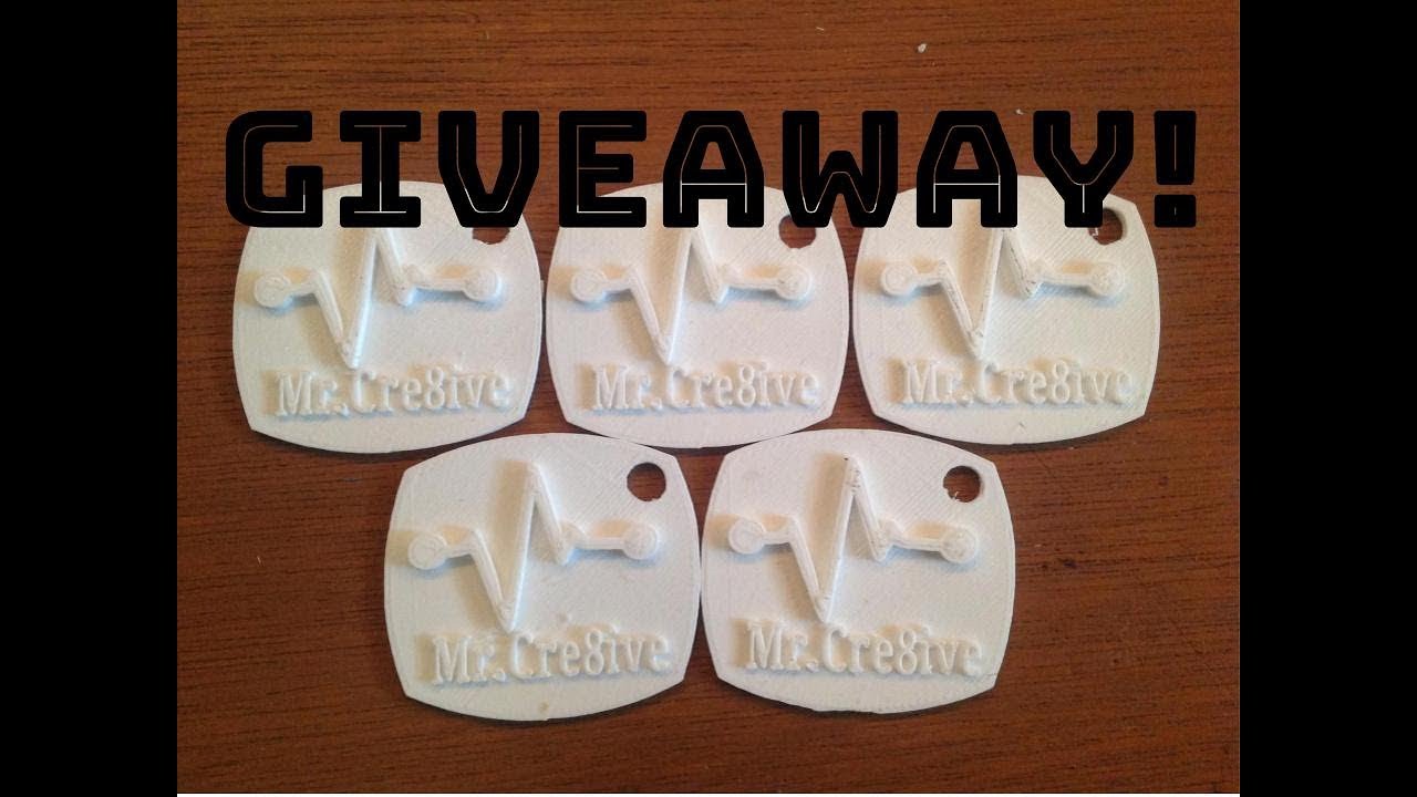 3D Print Giveaway! Announcing the winners! - YouTube