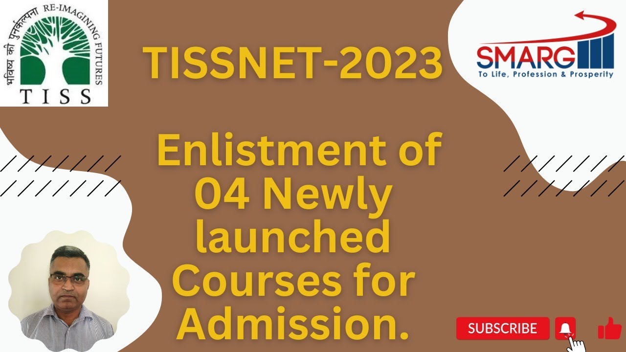 TISS-2023 04 New Courses(Master's Program) enlisted for admission - YouTube