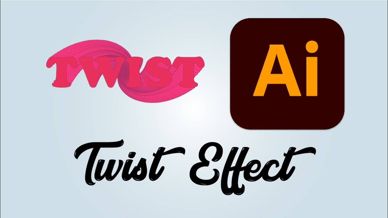 How to Create a Twist effect in Adobe Illustrator - YouTube