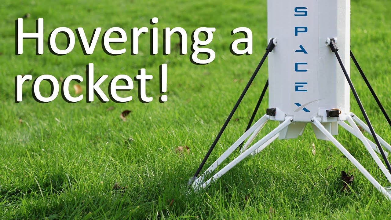 Hovering a rocket - SpaceX model - YouTube