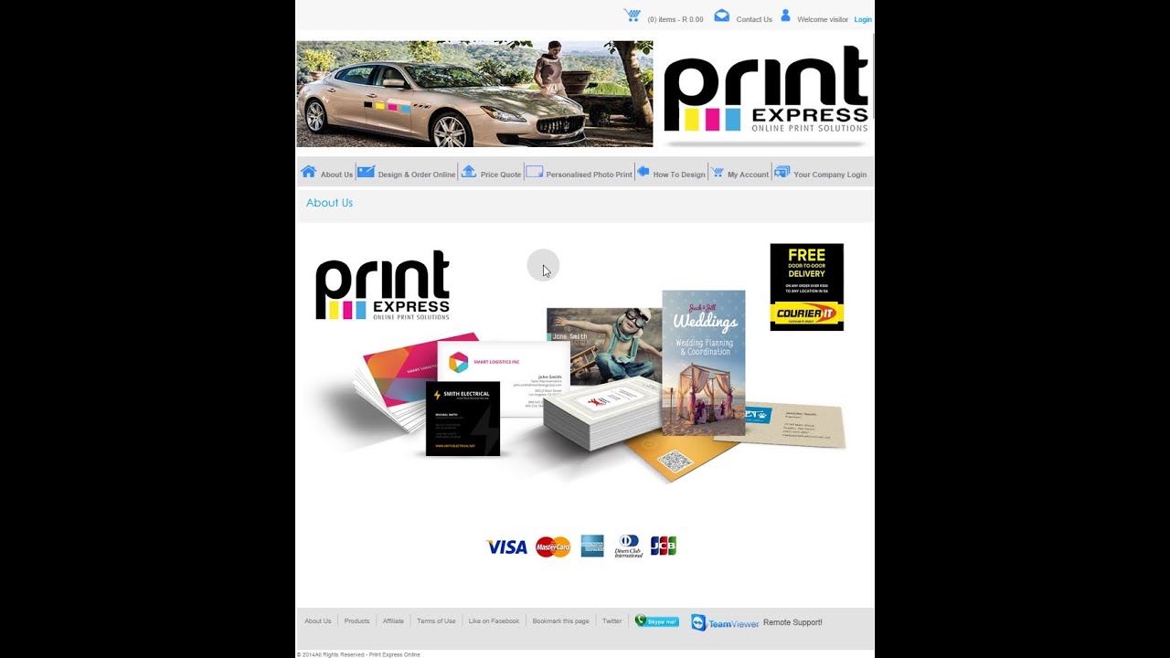 "How to" create your own Nissan Business Cards - YouTube