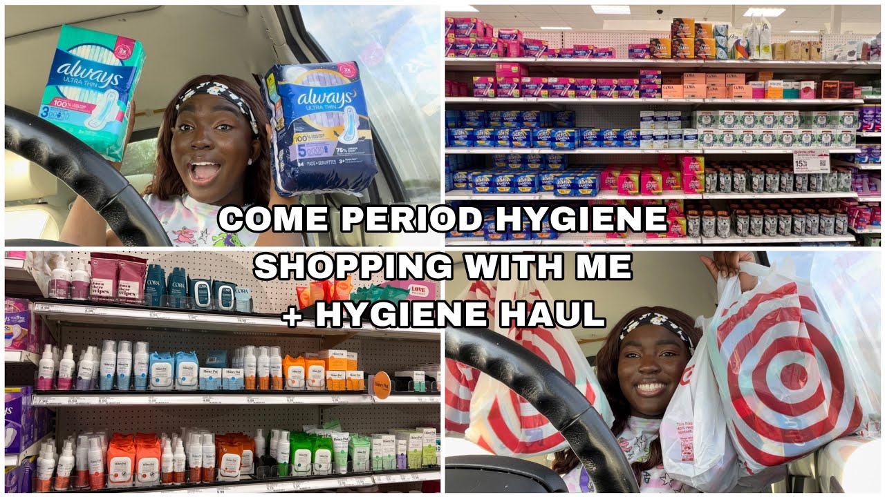 COME PERIOD HYGIENE SHOPPING WITH ME + HYGIENE HAUL - YouTube