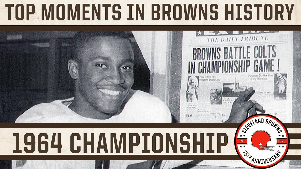 Top 10 Moments: Browns win 1964 NFL Championship Game 27-0 against the ...