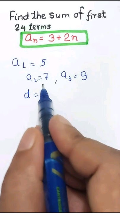 Find the sum of first 24 terms? nth terms of an ap | #maths #arithmeticprogression #10thmaths ...