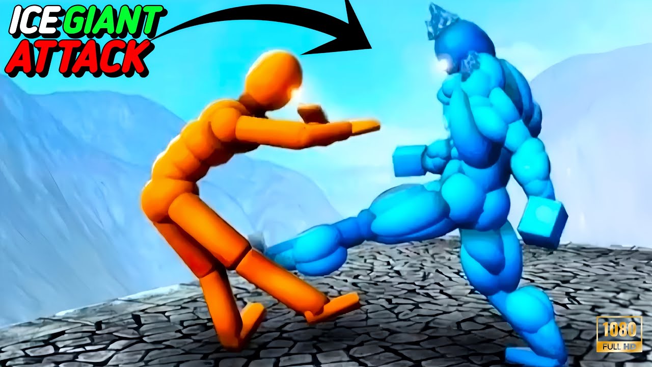 Stickman team against the Ice Giant – Epic Showdown Begins | Stickman ...