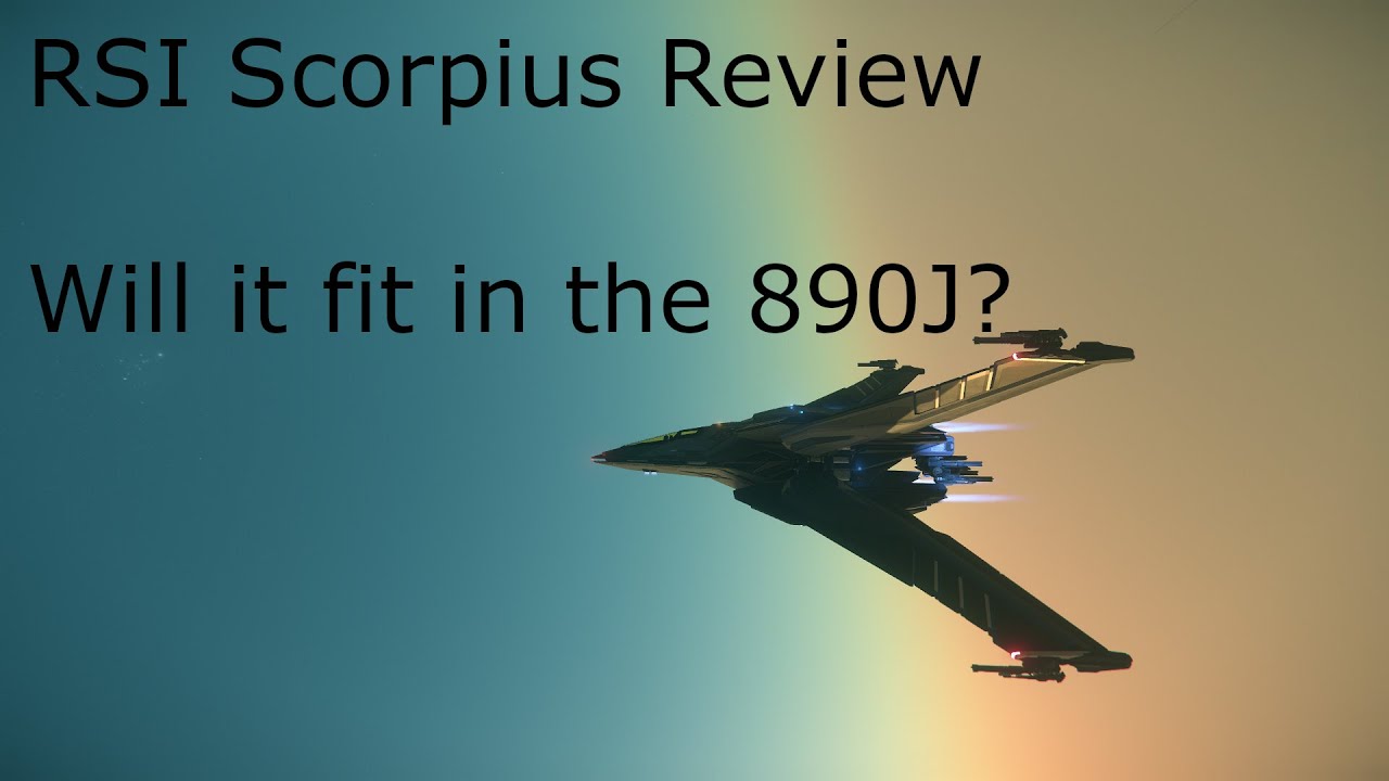 Star Citizen - RSI Scorpius Quick Review - YouTube