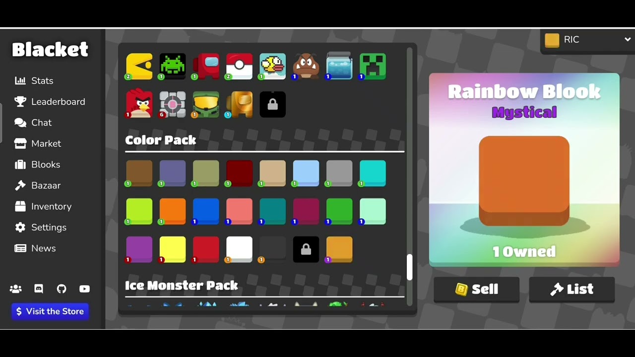 so I got the rainbow blook in blacket - YouTube