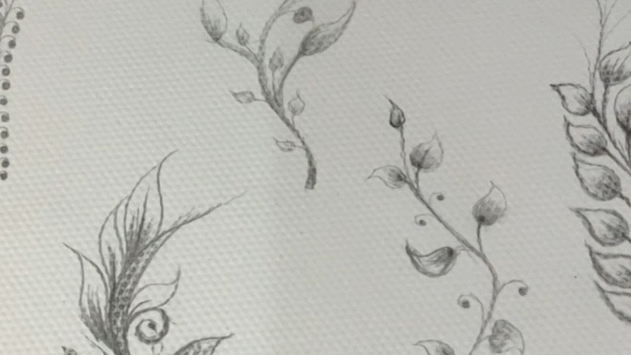 Types of henna fonts/ how to draw a font with henna - YouTube