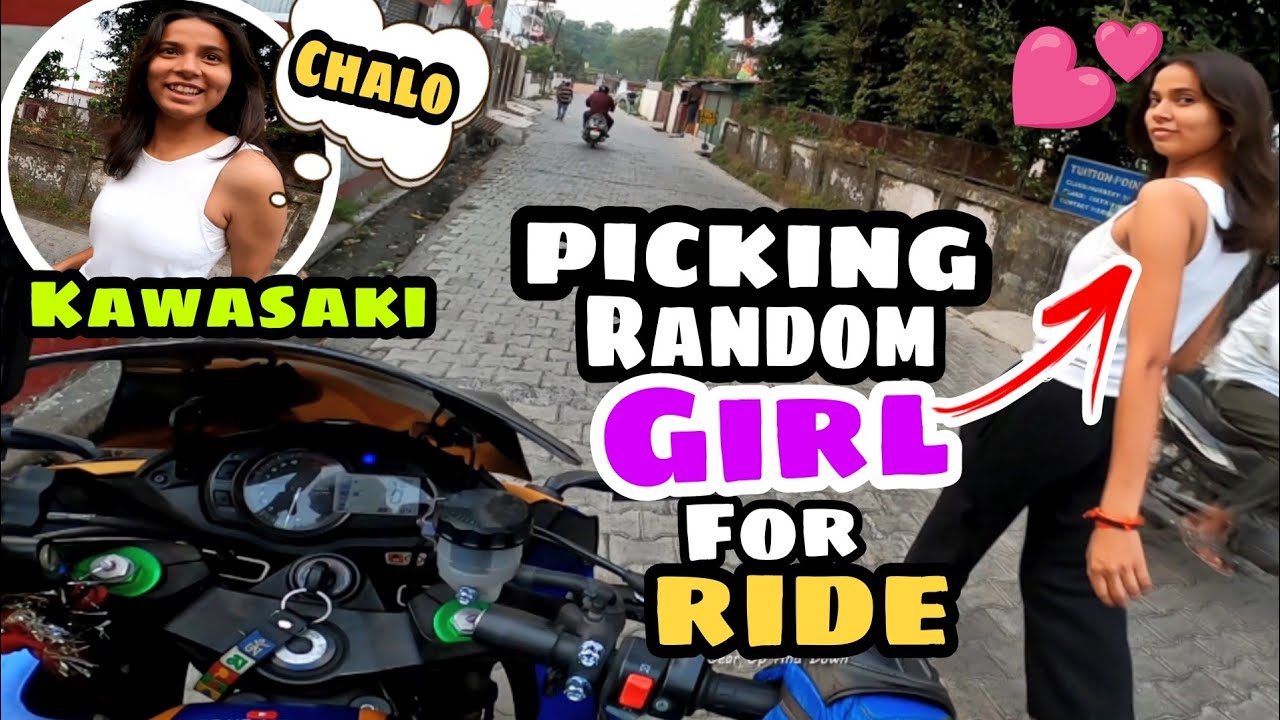 Picking up Random Girl for a Short Ride on My Superbike 🥰💕 || Number ...